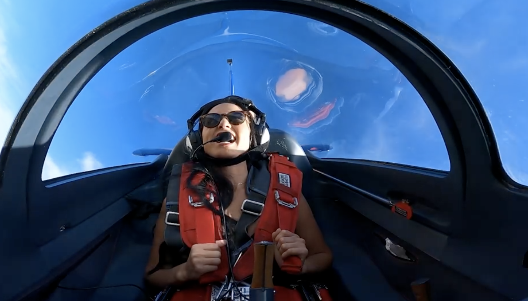 Miso Lexi Takes to the Skies – And the Camera. Warning, Hot Stunts Await